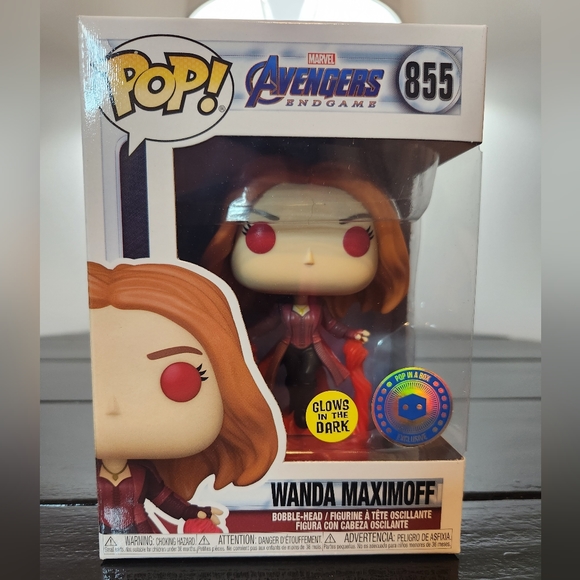 Funko | Other | Funko Pop Wanda Maximoff 855 Piab Exclusive Glows In ...